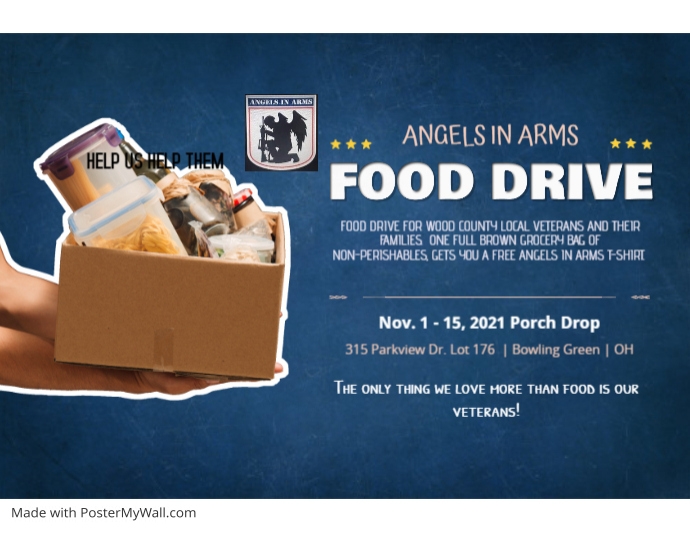 Copy of Copy of Blue Food Drive Campaign Facebook Post Templa ...