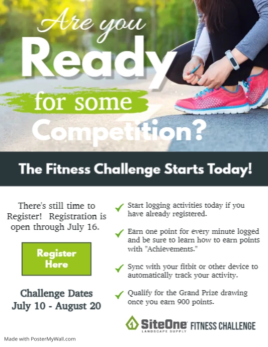 Challenge Opens Today | PosterMyWall