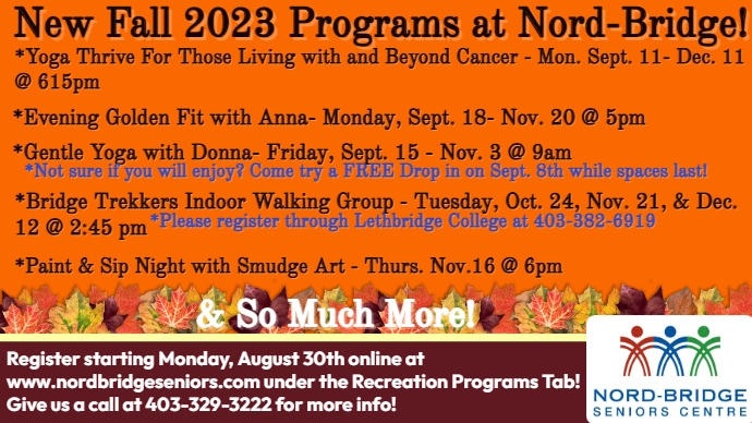 Copy of New Fall Programs 16_9 | PosterMyWall