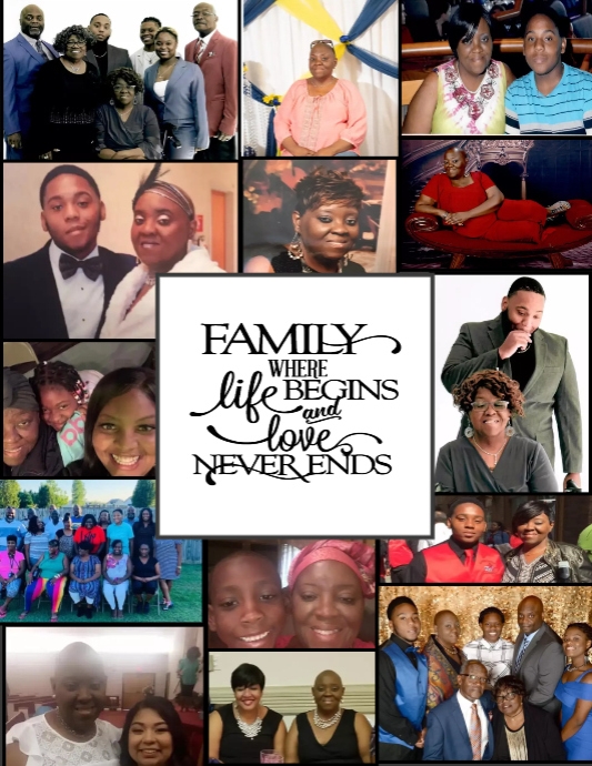 Family collage design | PosterMyWall