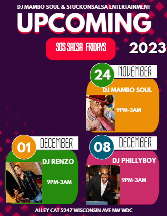 Upcoming Events | PosterMyWall