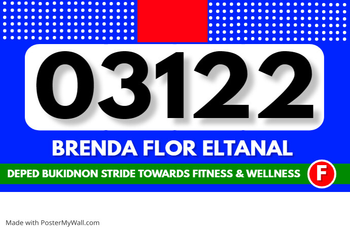 Copy of Running Marathon BIB Number Template | PosterMyWall