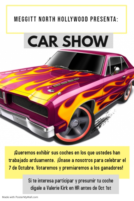 Copy of Classic Car Show Poster | PosterMyWall