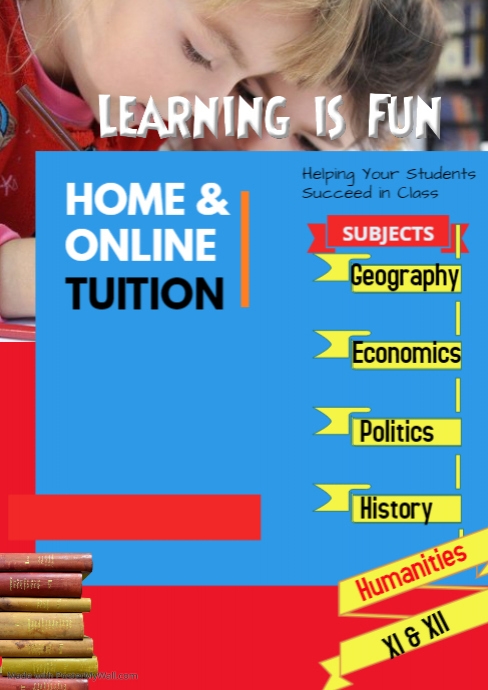 Copy of Copy of Home Tutoring Flyer | PosterMyWall