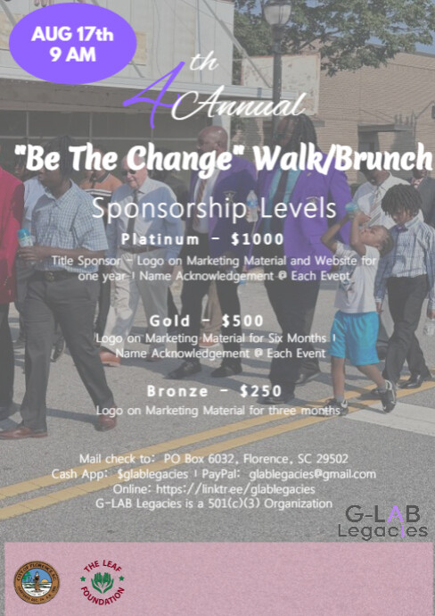 Sponsorship Walk 2024 | PosterMyWall