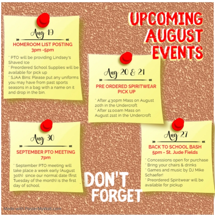 Upcoming Events | PosterMyWall