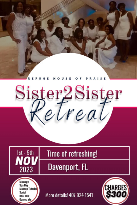 Ladies Retreat | PosterMyWall