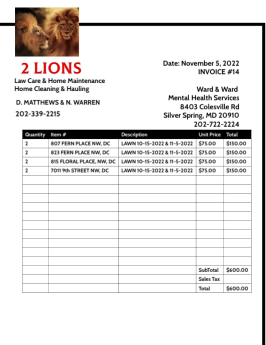 Copy of Copy of Invoice Template | PosterMyWall