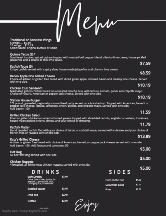 Limited Menu | PosterMyWall