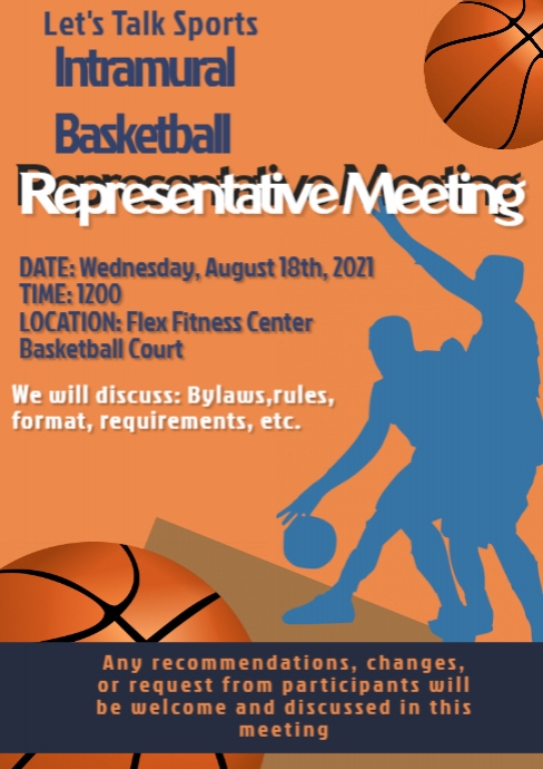 Copy of Intramural Sports official | PosterMyWall