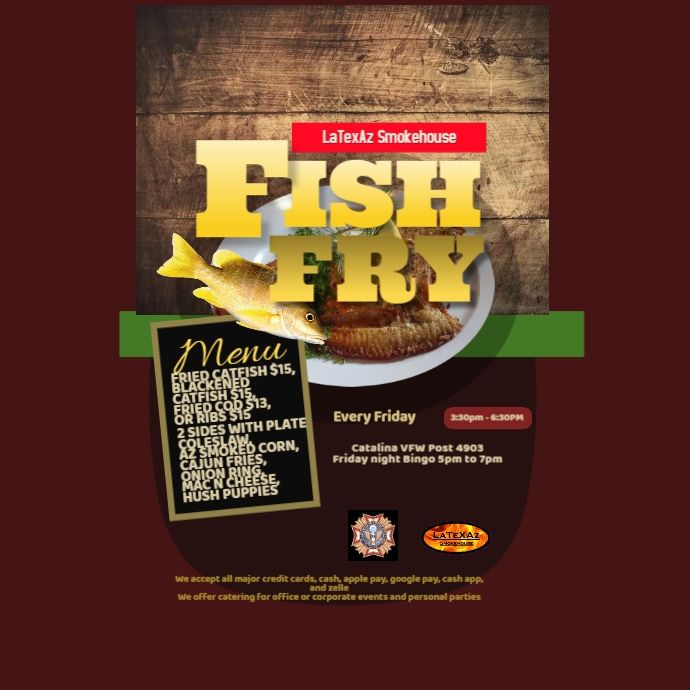 Fish Fry Flyer insta (1) | PosterMyWall