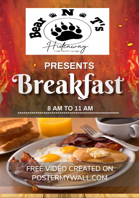 BREAKFAST offer video | PosterMyWall
