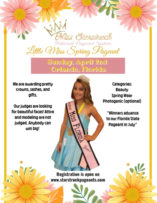 Copy of Spring Pageant | PosterMyWall