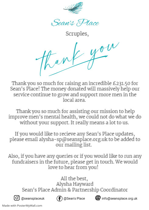 Thank You Cover Letter Jake Harris (2) | PosterMyWall