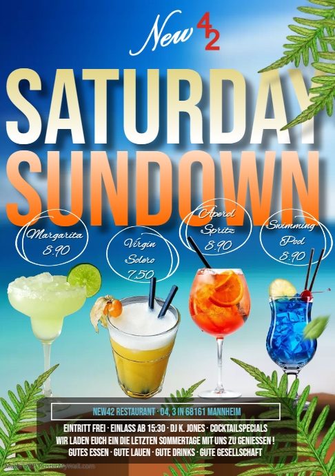 Drinks flyer | PosterMyWall