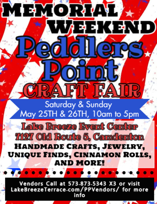 Peddlers Point Flyer 2023 | PosterMyWall