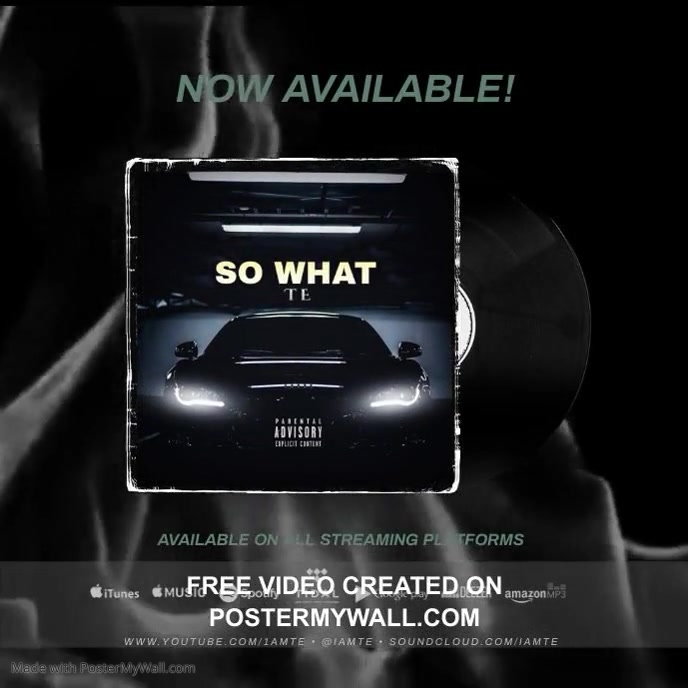 Copy of "New Single" NEW ALBUM RELEASE PROMO AD | PosterMyWall