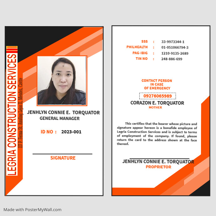 Portrait ID | PosterMyWall