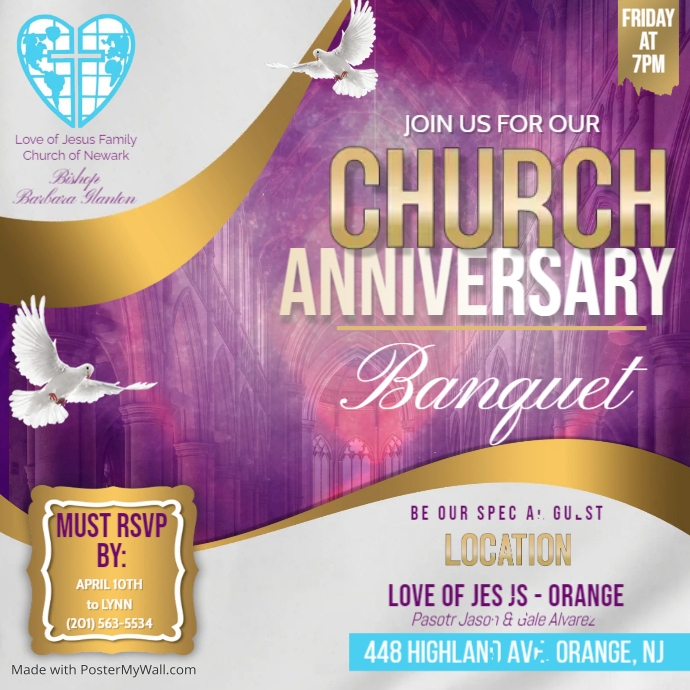 Church Anniversary | PosterMyWall