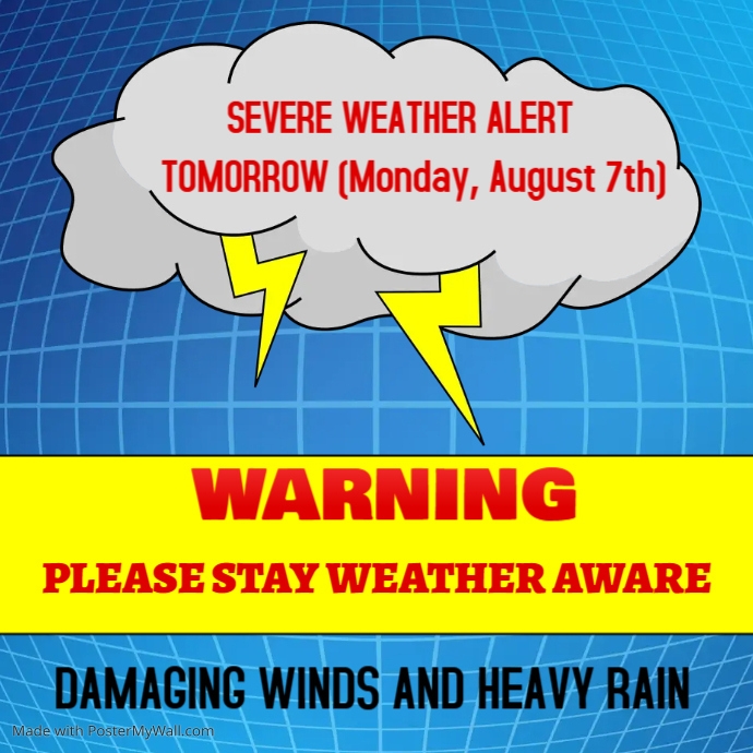 Weather, Warning | PosterMyWall