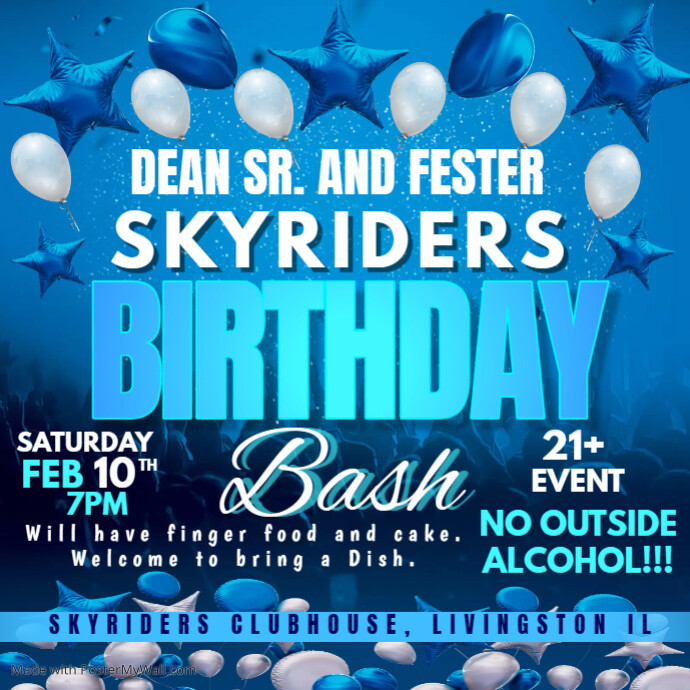Birthday Bash | PosterMyWall