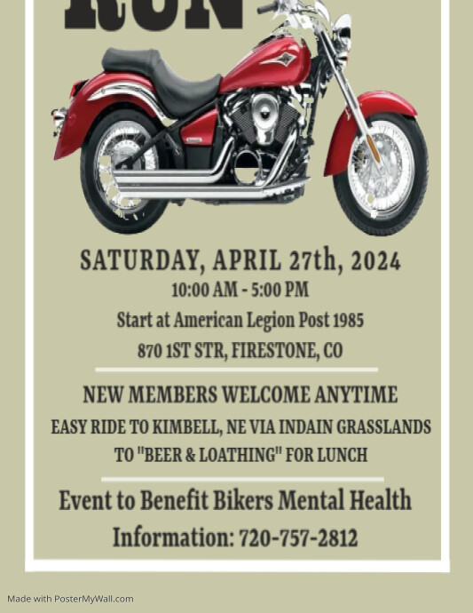 Apr Bike Run 24 | PosterMyWall