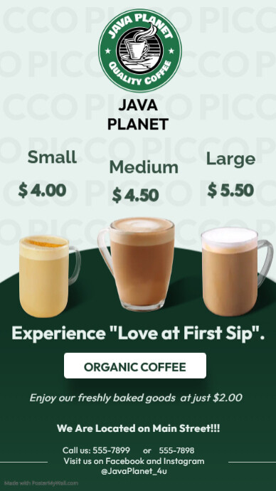 Brand New Coffee Ad Template | PosterMyWall
