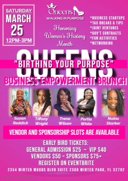 WOMEN CONFERENCE FLYER (16) | PosterMyWall