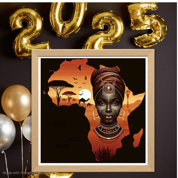 3d 2025 Framed Art Instagram Post Template | PosterMyWall