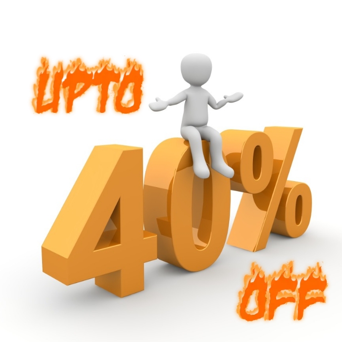 3D 40% Off Sale Off Instagram Post Template | PosterMyWall