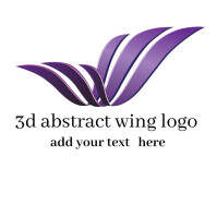Abstract wing logo Template | PosterMyWall