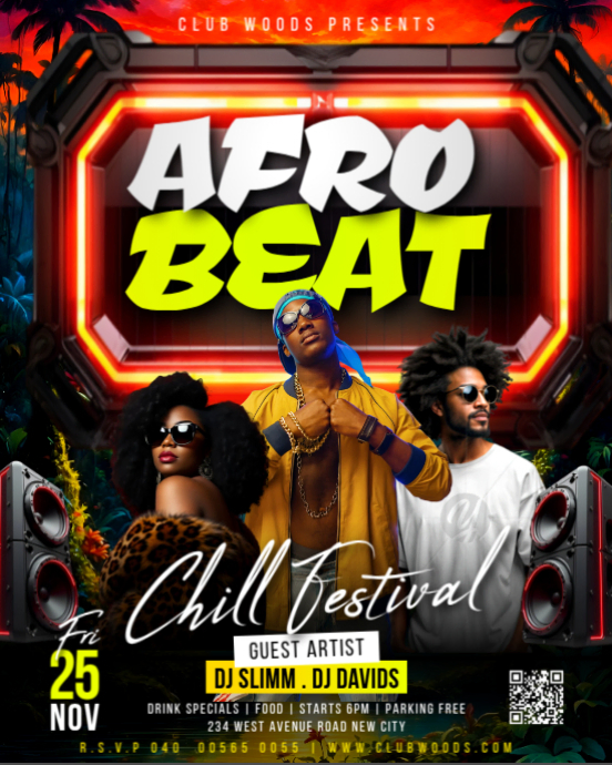 3d Afro Beat Dj Live Artist Performance Music Chill Festival Afrobeats ...