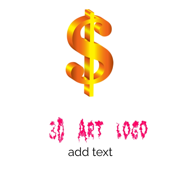 3D Art logo design template. | PosterMyWall