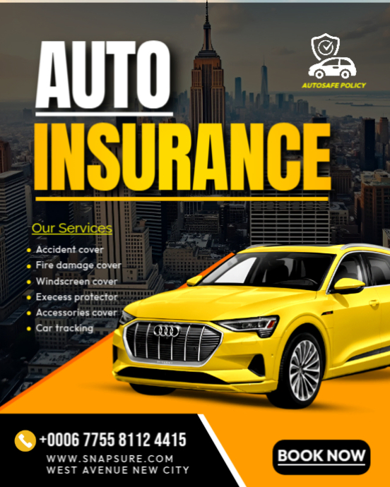 3d Auto Car Insurance Cover Services Motor Vehicle Protection Provider ...