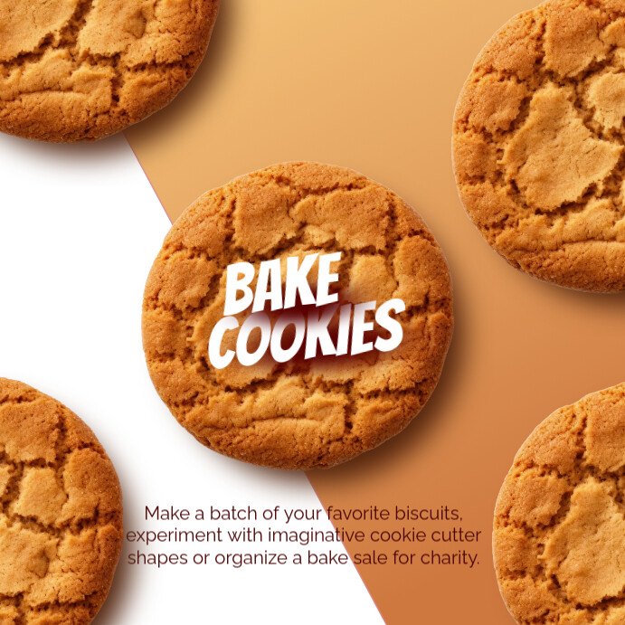 3d Bake Cookies Day Instagram Post Template | PosterMyWall