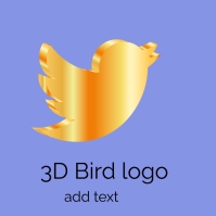 . 3D Art logo design template. | PosterMyWall