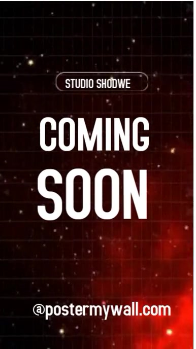 3d Black And White Coming Soon Video Instagram Reel Template | PosterMyWall