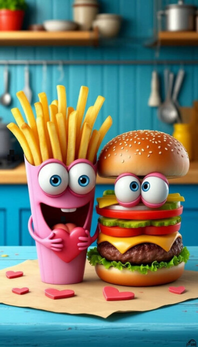 3d burgers template | PosterMyWall