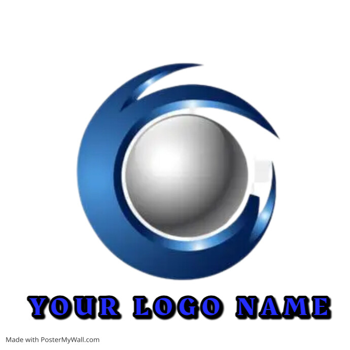 3D business company logo design template | PosterMyWall