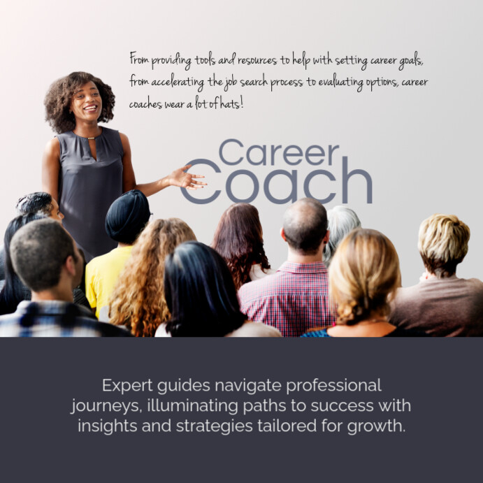 3d Career Coach Instagram Post Template | PosterMyWall