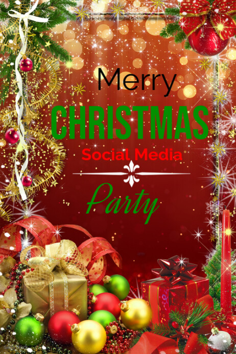 3d Christmas Raffle Ticket Poster Template | PosterMyWall