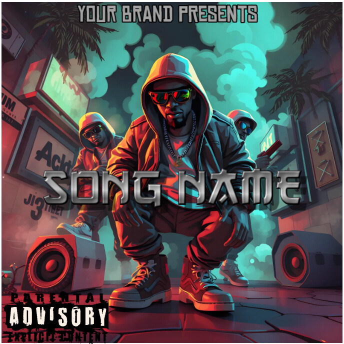 3d Design Art Album Cover Template | PosterMyWall