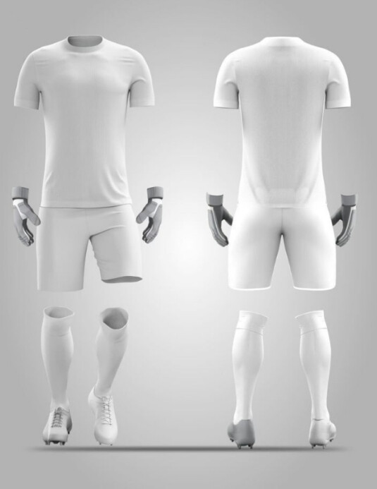 Copy of 3d Football Kit Mockup Flyer (us Letter) | PosterMyWall