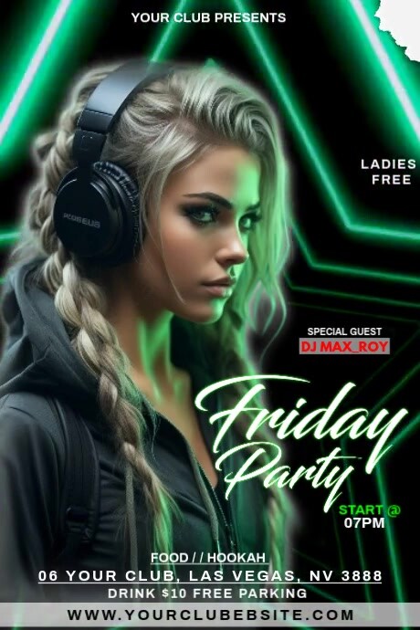 Copy of 3d Friday Party Poster | PosterMyWall