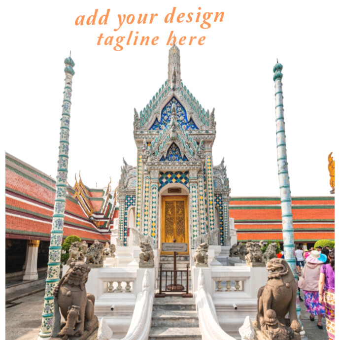 3d Grand Palace Wat Arun, Grand Palace In Ban Template | PosterMyWall