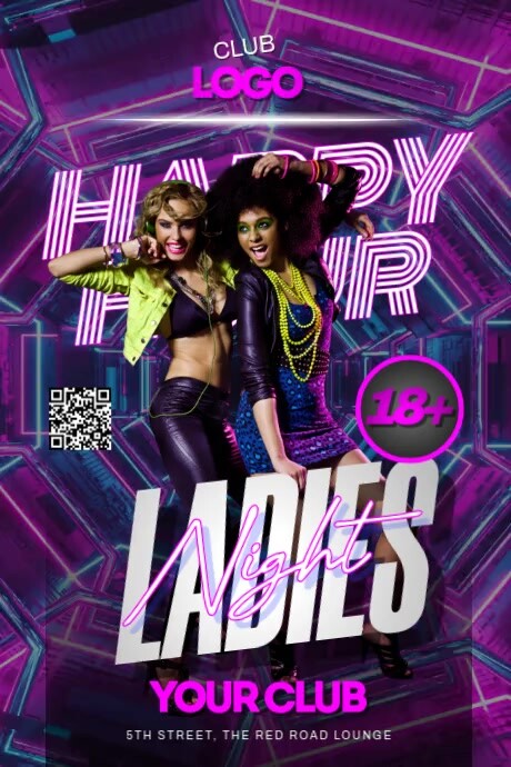 Plantilla de 3d Happy Hour Poster | PosterMyWall