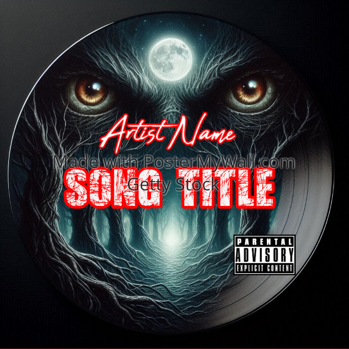 Copy of 3d Horror Album Cover Album Cover | PosterMyWall