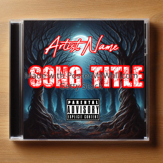 Copy of 3d Horror Album Cover Album Cover | PosterMyWall