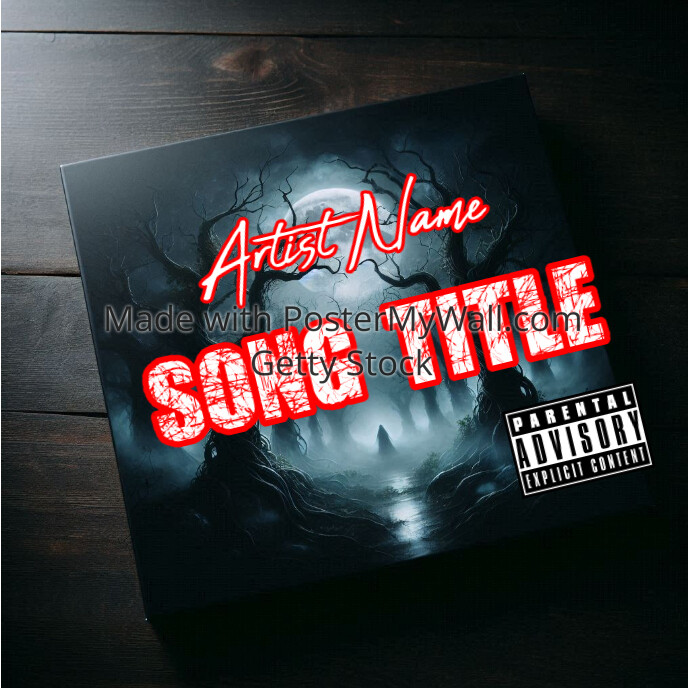 Copy of 3d Horror Album Cover Album Cover | PosterMyWall