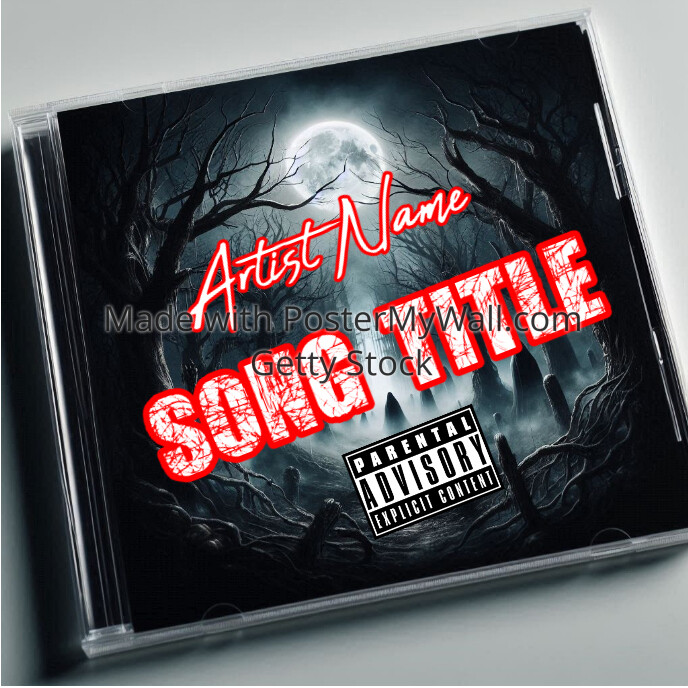 Copy of 3d Horror Album Cover Album Cover | PosterMyWall